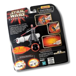 Darth Maul Deluxe Lightsaber Handle Triggers Battle Swing 1999 - QUEST ...