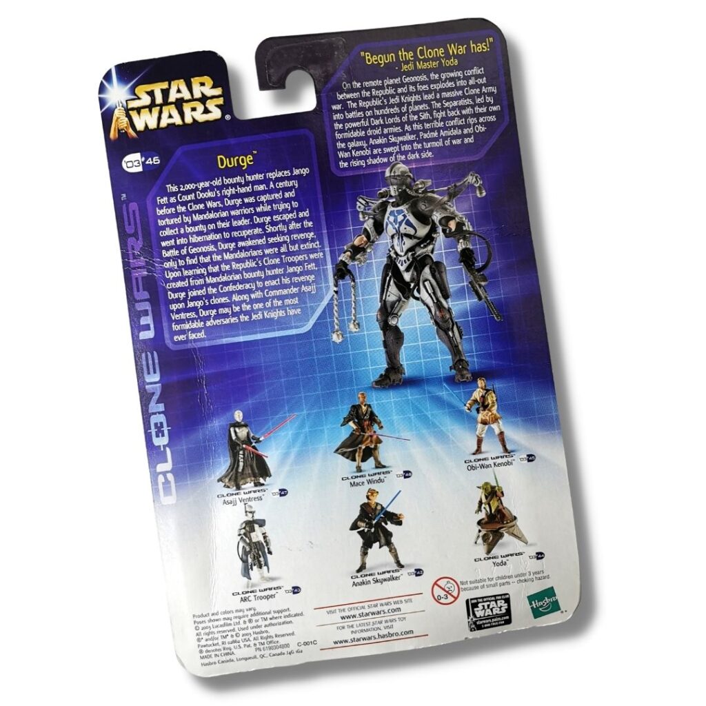 Durge Commander of the Separatist Forces 3.75" Star Wars Clone Wars ...
