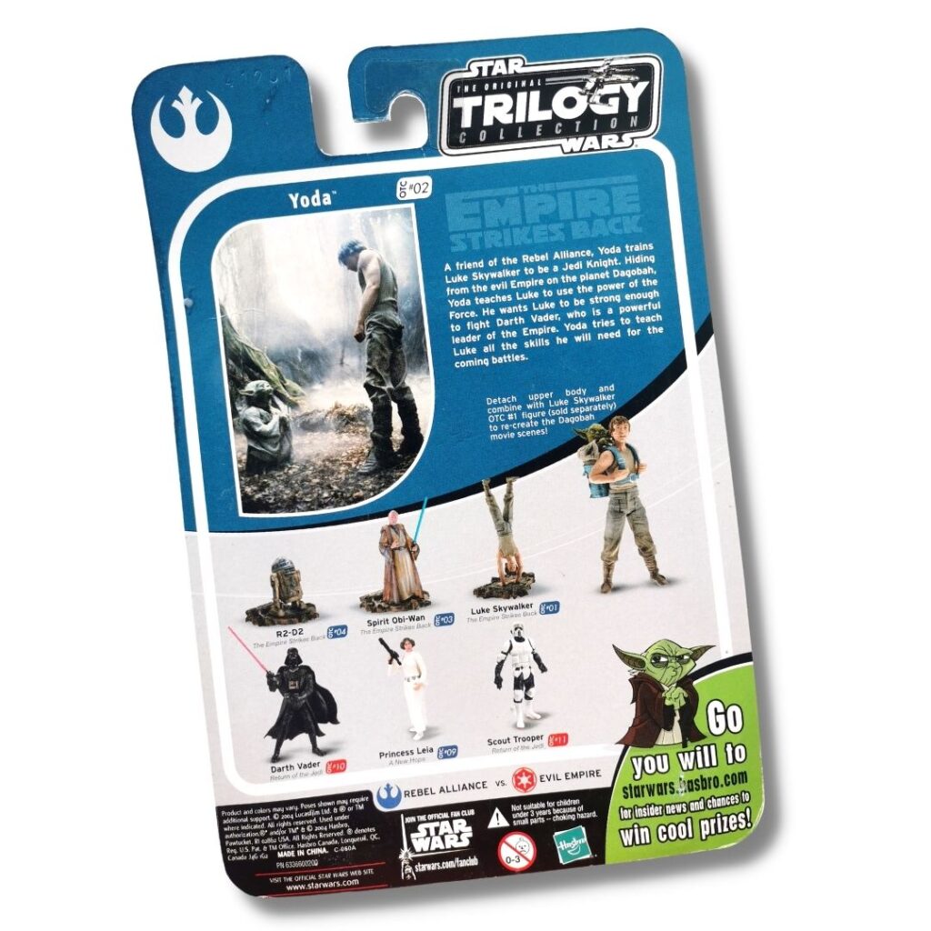 Yoda 3.75" Star Wars Original Trilogy Collection 2004 - QUEST LOOT!