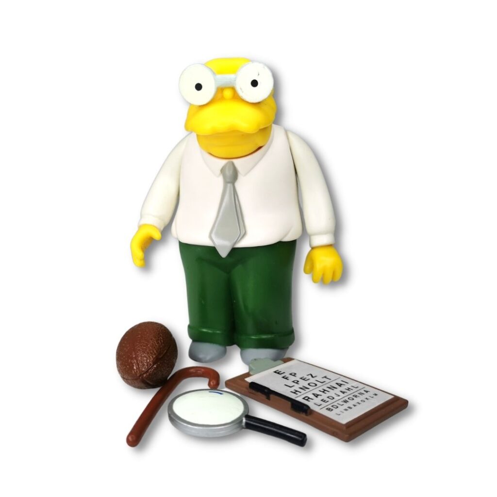 Juan Topo (Hans Moleman) Los Simpsons PlayMates Series 7 2001 - QUEST LOOT!